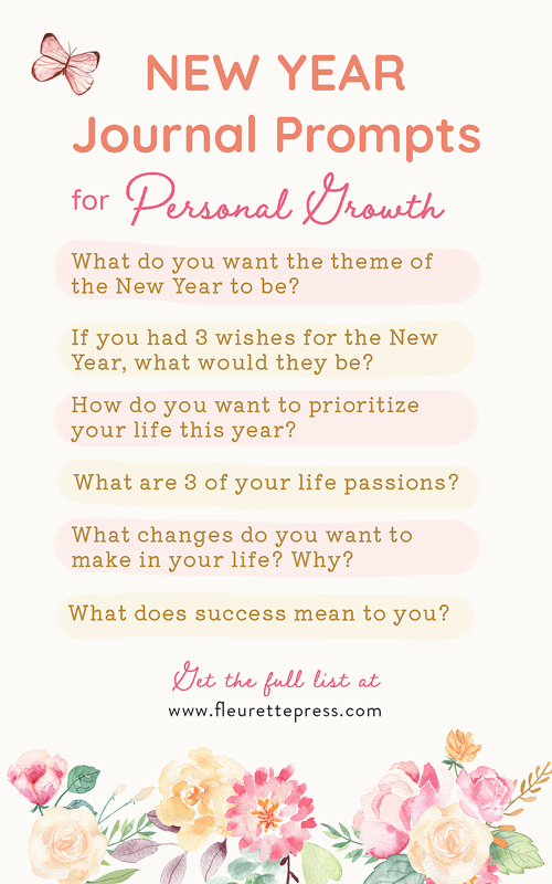 Journal Prompts For The New Year